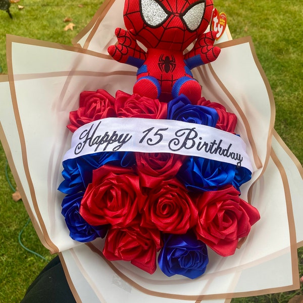 Spider Man Flowers - Etsy