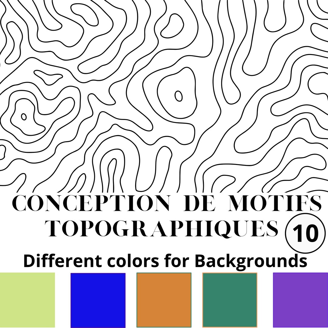 Topographic Wallpaper, for Phone, for Ipad, for Pc/destkop Map Model ...