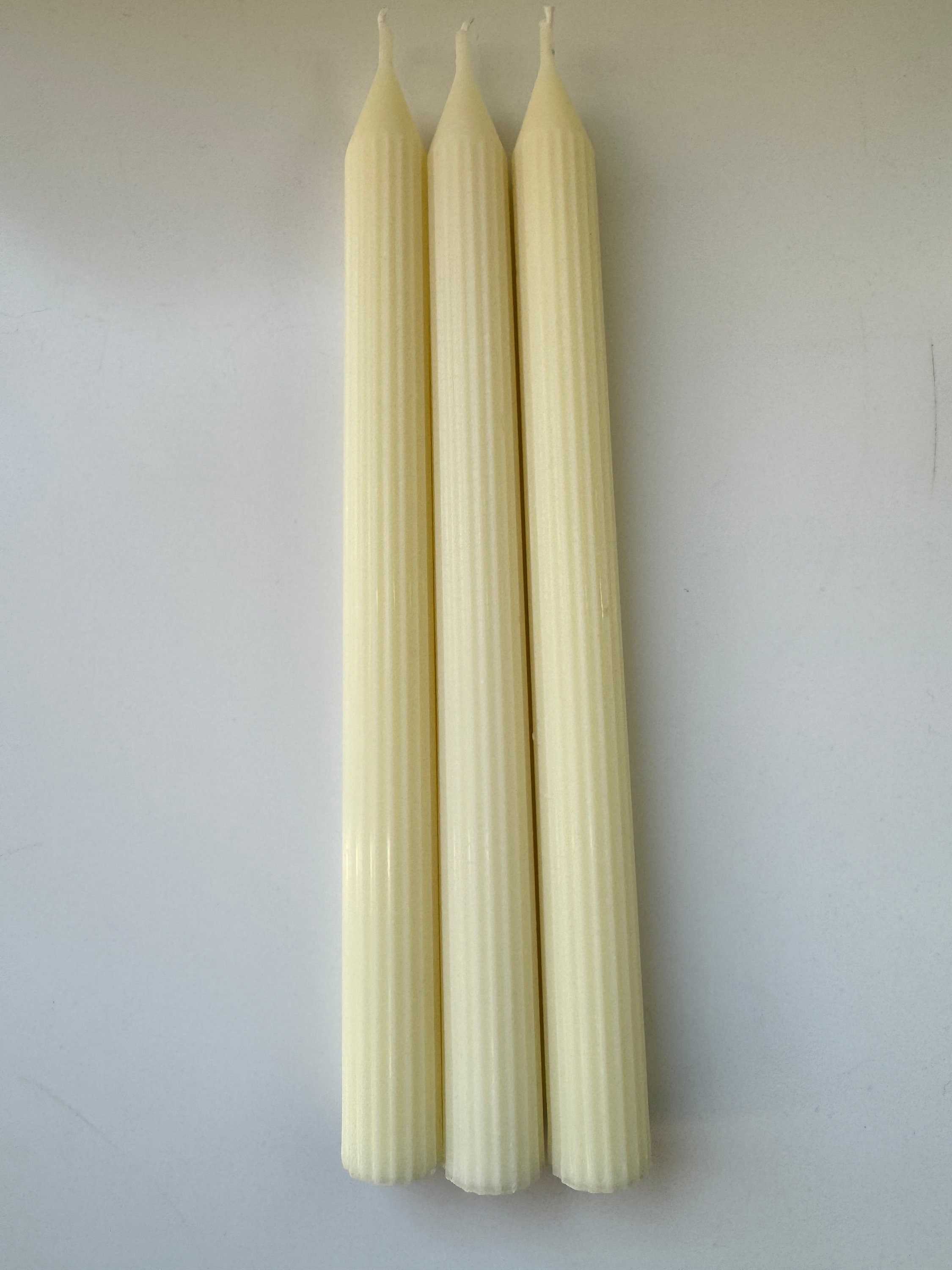 Fluted Taper Candles - Etsy