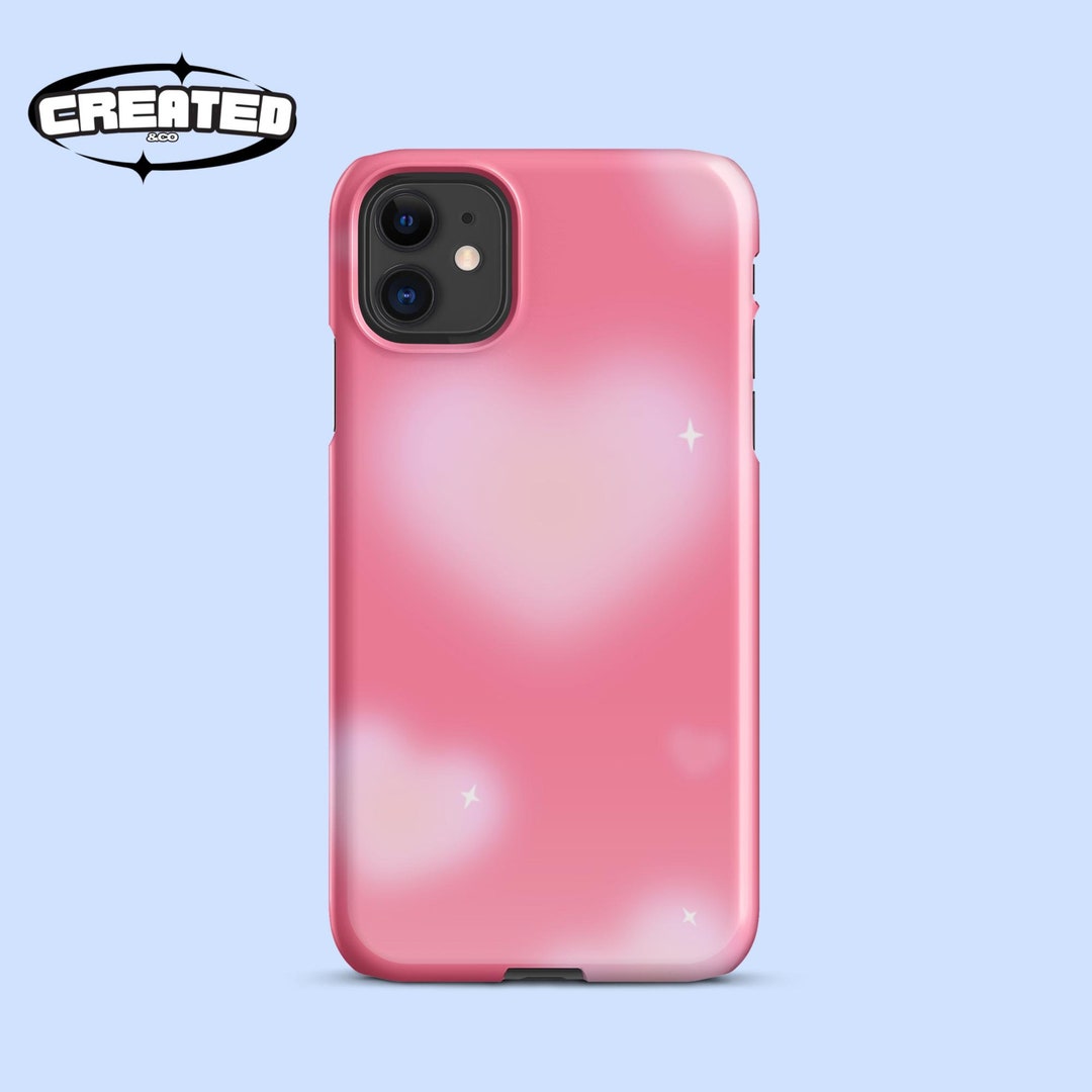 Pink Hearts Snap Case for iPhone Pink iPhone Case Gifts for Her Cute ...
