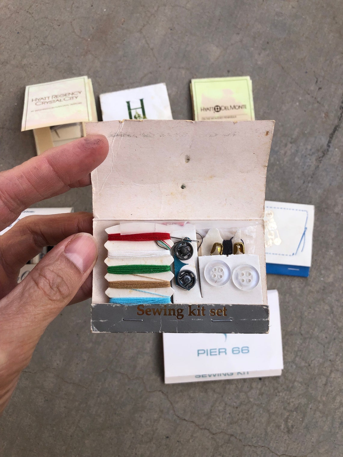 Vintage Hotel Souvenir Mini Sewing Kits Collection (8) - Perfect Travel ...
