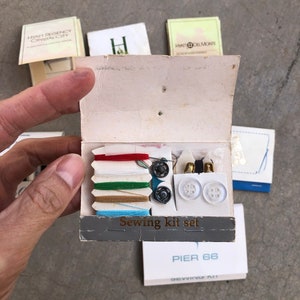 Vintage Hotel Souvenir Mini Sewing Kits Collection (8) - Perfect Travel ...