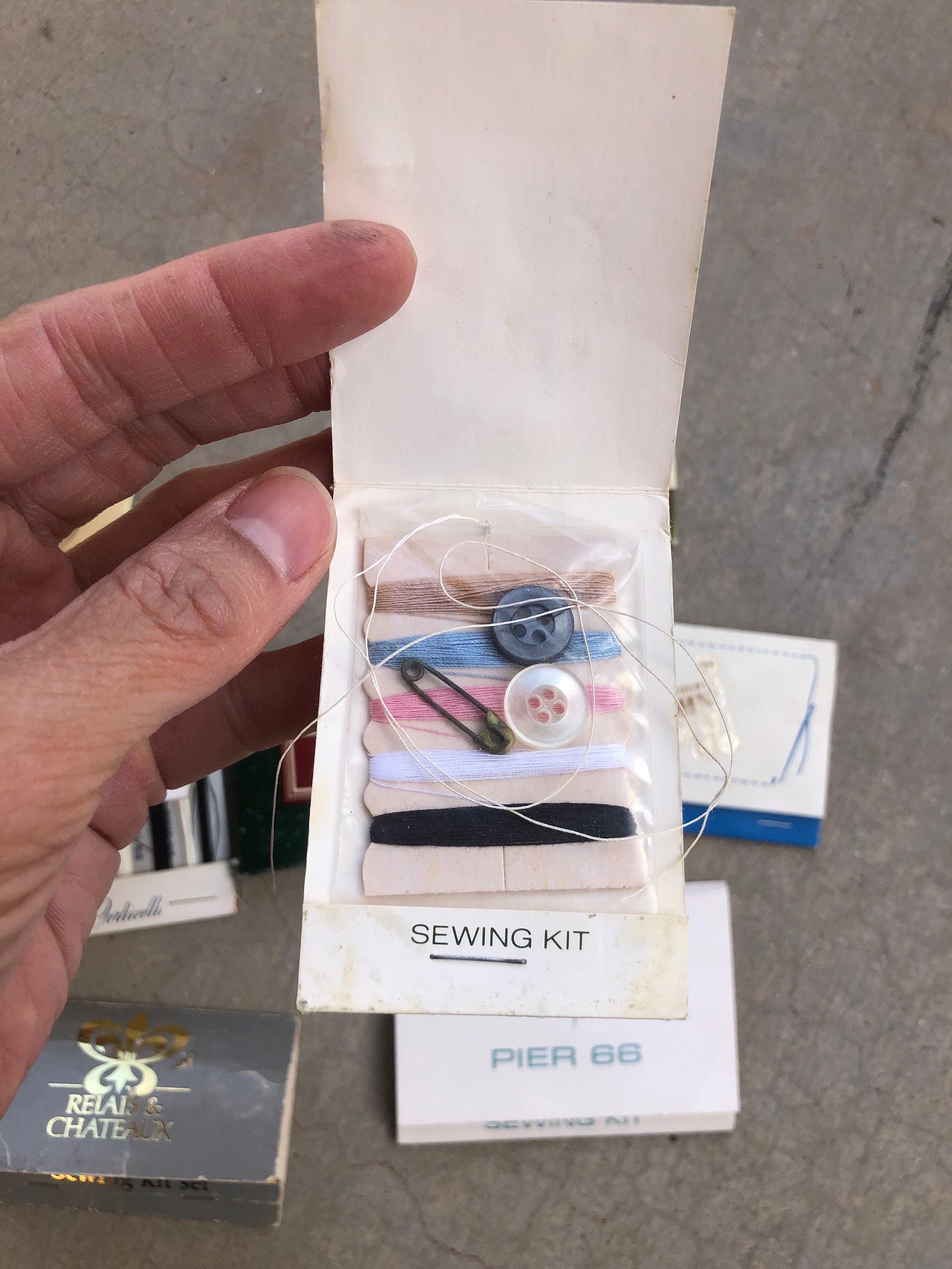 Vintage Hotel Souvenir Mini Sewing Kits Collection (8) - Perfect Travel ...