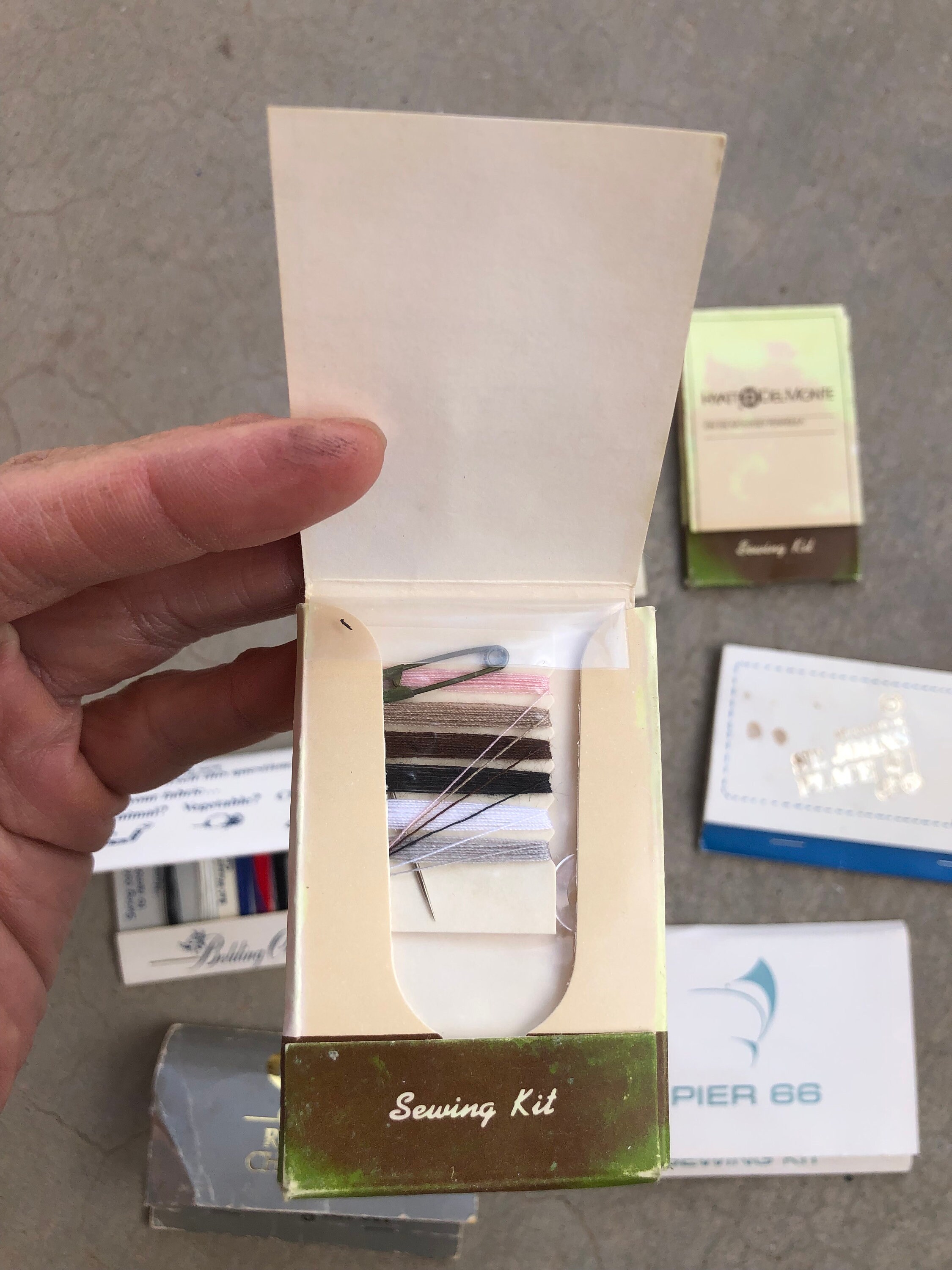 Vintage Hotel Souvenir Mini Sewing Kits Collection (8) - Perfect Travel ...