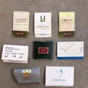 Vintage Hotel Souvenir Mini Sewing Kits Collection (8) - Perfect Travel ...