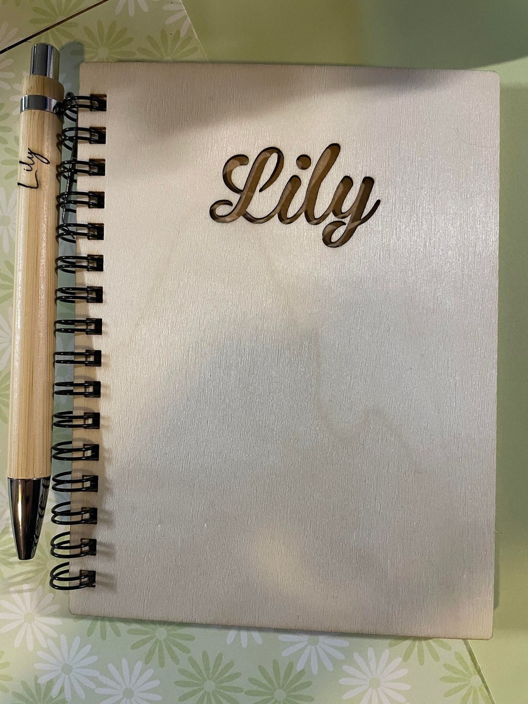 Custom Notebook and Pen - Etsy