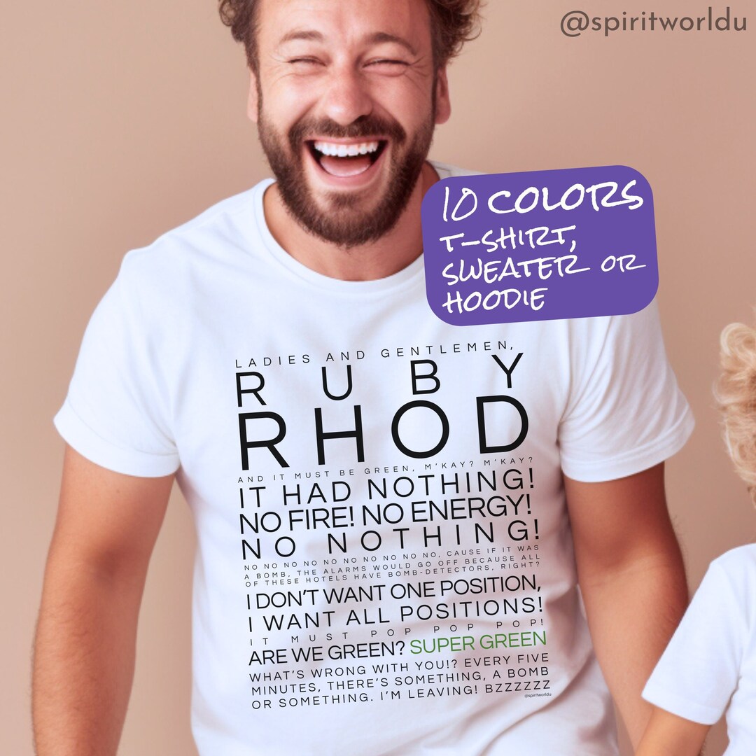 Fifth Element RUBY RHOD Quote Collage Shirt, Sweater or Hoodie. Movie ...