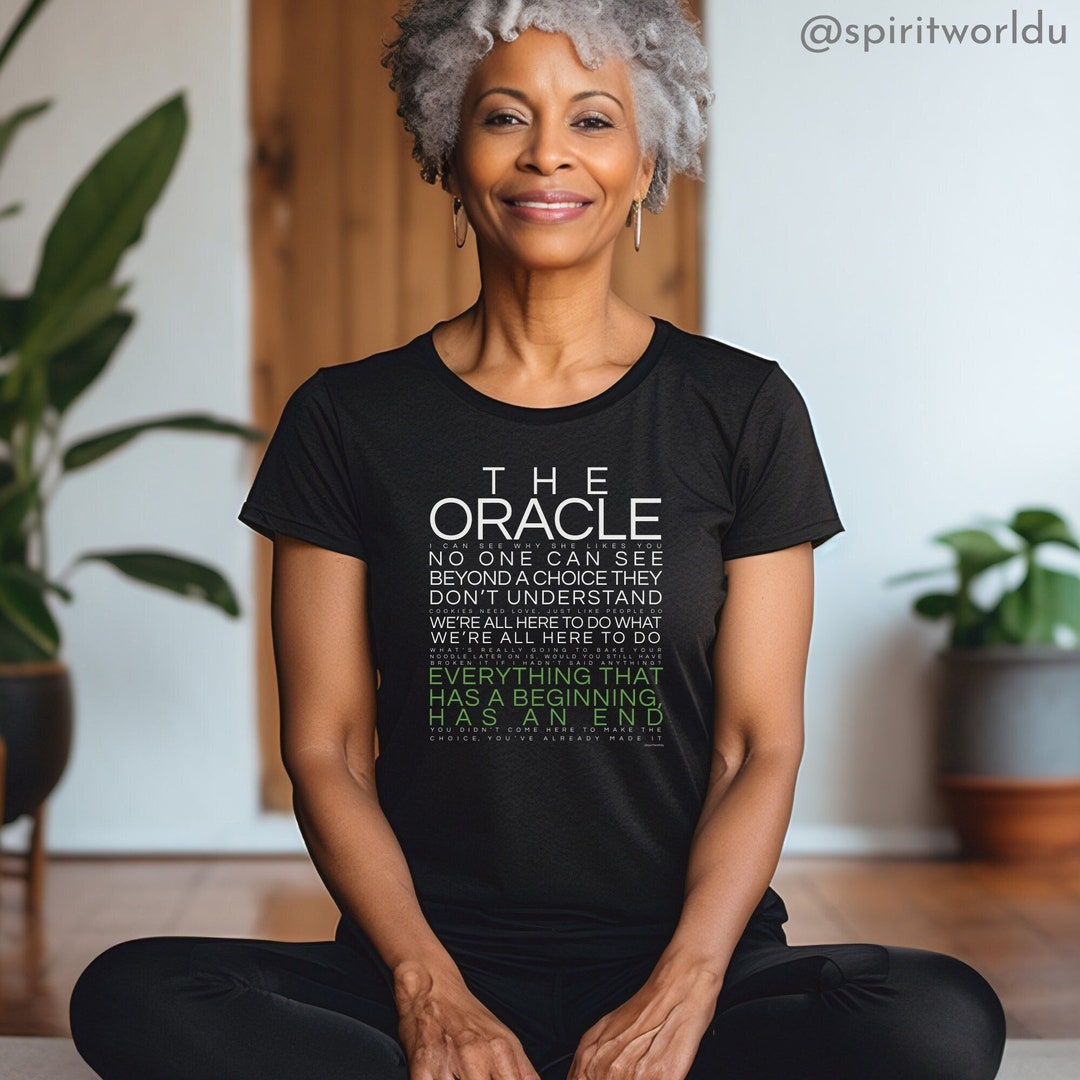 The Matrix ORACLE Movie Quote Collage Shirt, Sweater or Hoodie. Unique ...