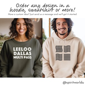 Fifth Element Movie Shirt, Sweater or Hoodie. Leeloo Dallas T-shirt ...