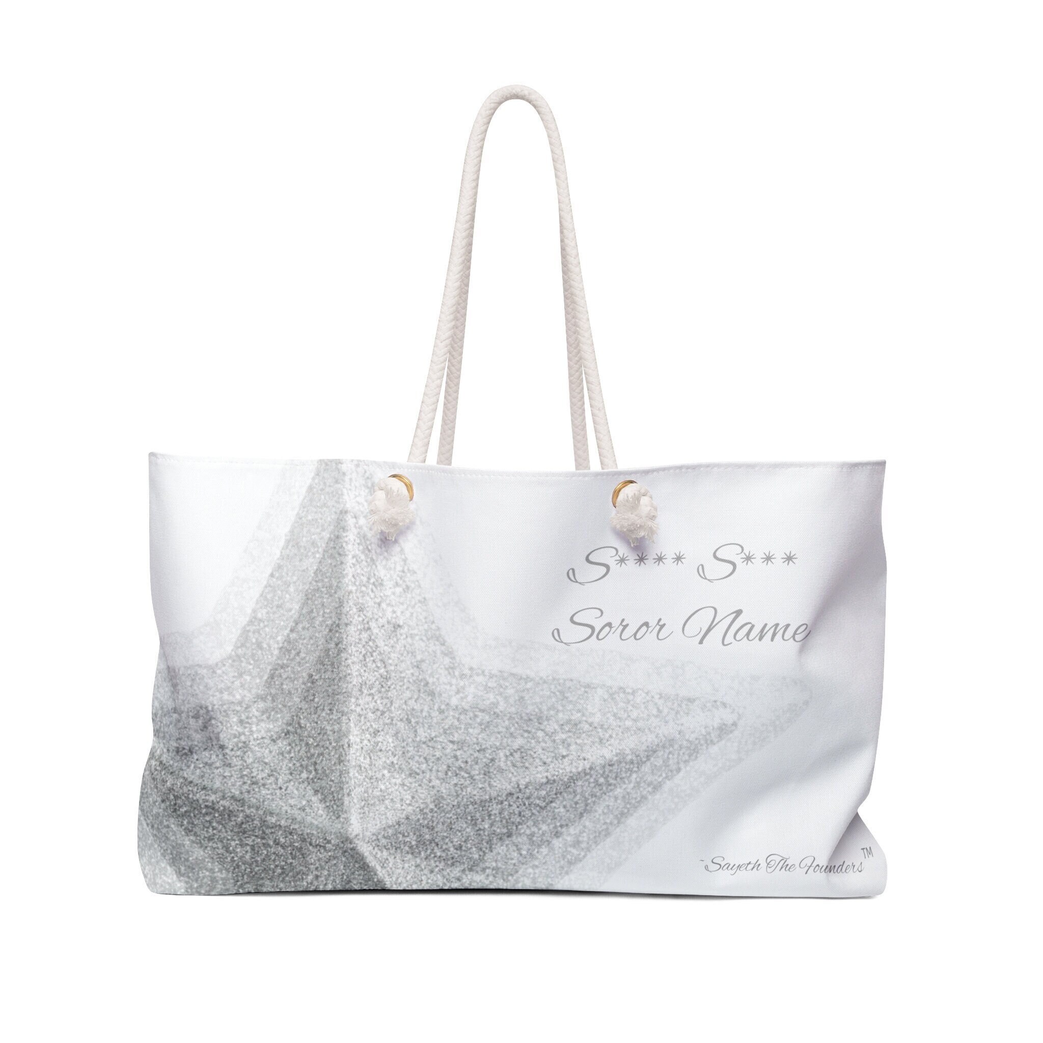 CUSTOMIZABLE Silver 25 Year Milestone Celebration Weekender Bag - Etsy