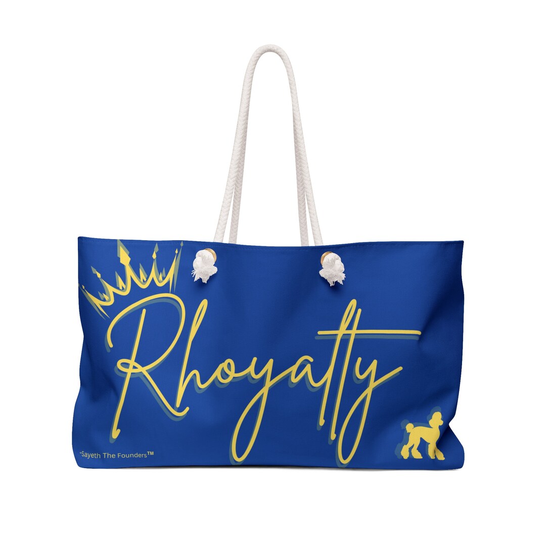 Rhoyalty Sigma Gamma Rho Inspired Weekender Bag - Etsy