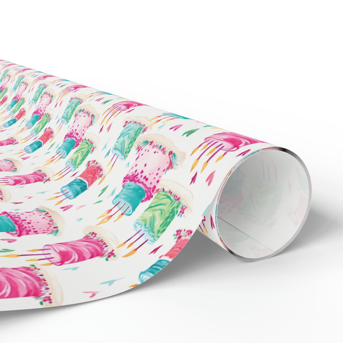 Birthday Wrapping Paper, Birthday Cakes Wrapping Paper, Birthday Gift ...