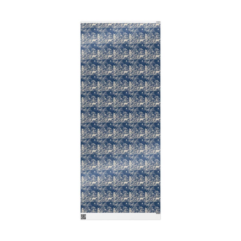Christmas Wrapping Paper, Nativity Scene Wrapping Paper, Toile Style ...