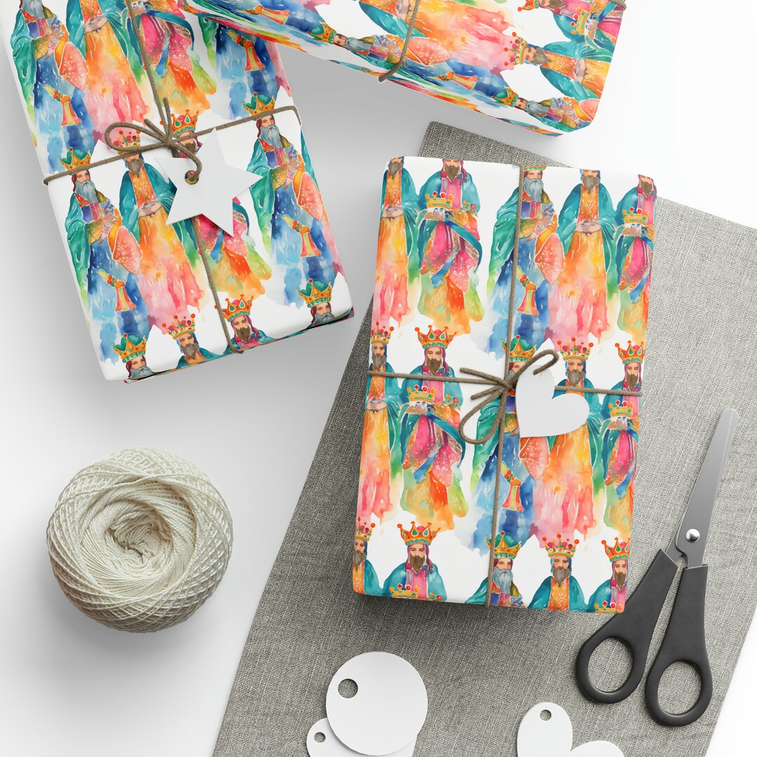 Christmas Wrapping Paper, Three Kings Wrapping Paper, Christian ...