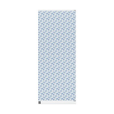 Blue Floral Vase Wrapping Papers, Floral Wrapping Paper, Blue Floral ...