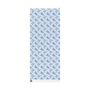 French Toile Wrapping Paper, Blue and White Wrapping Paper, French Gift ...