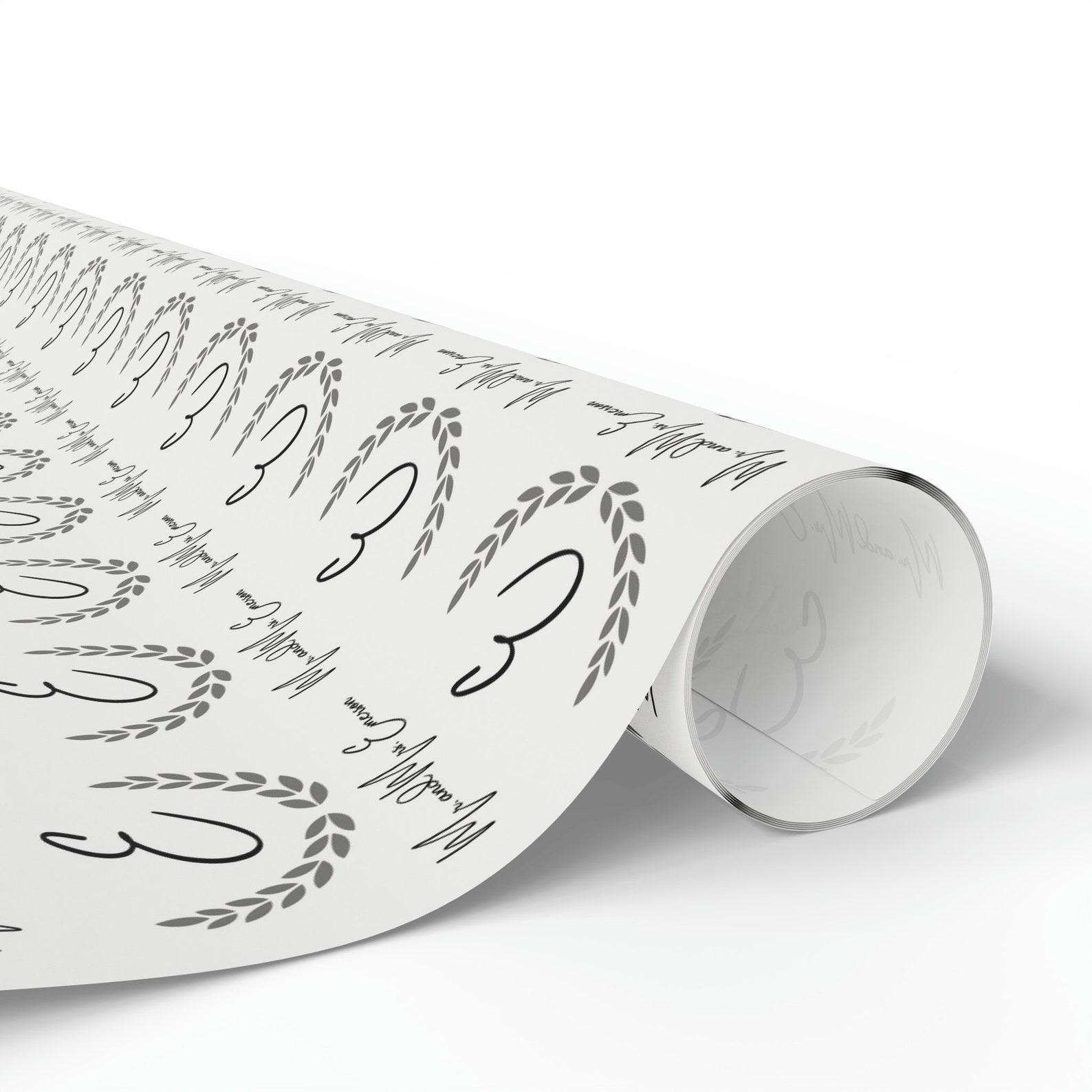 Custom Mr. and Mrs. Wrapping Paper, Custom Newly Weds Wrapping Paper ...