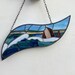 Original Waves Within a Wave, Stained Glass Garden Panel Ornament - Etsy