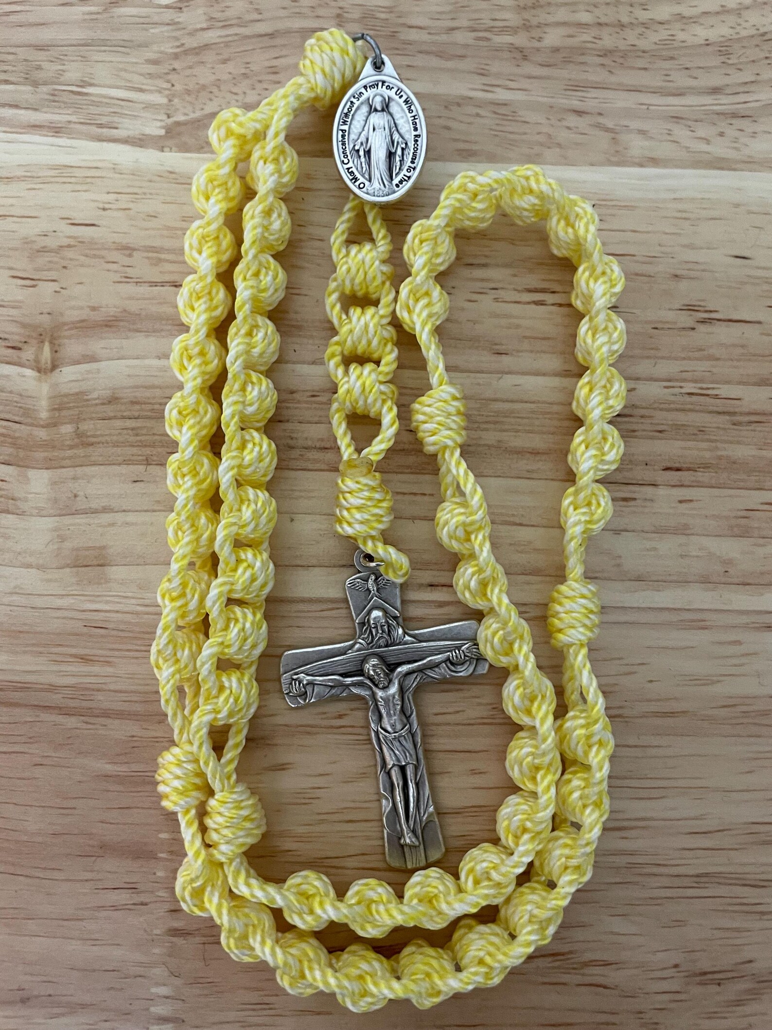 Papal Colors Cord Ladder Rosary - Etsy