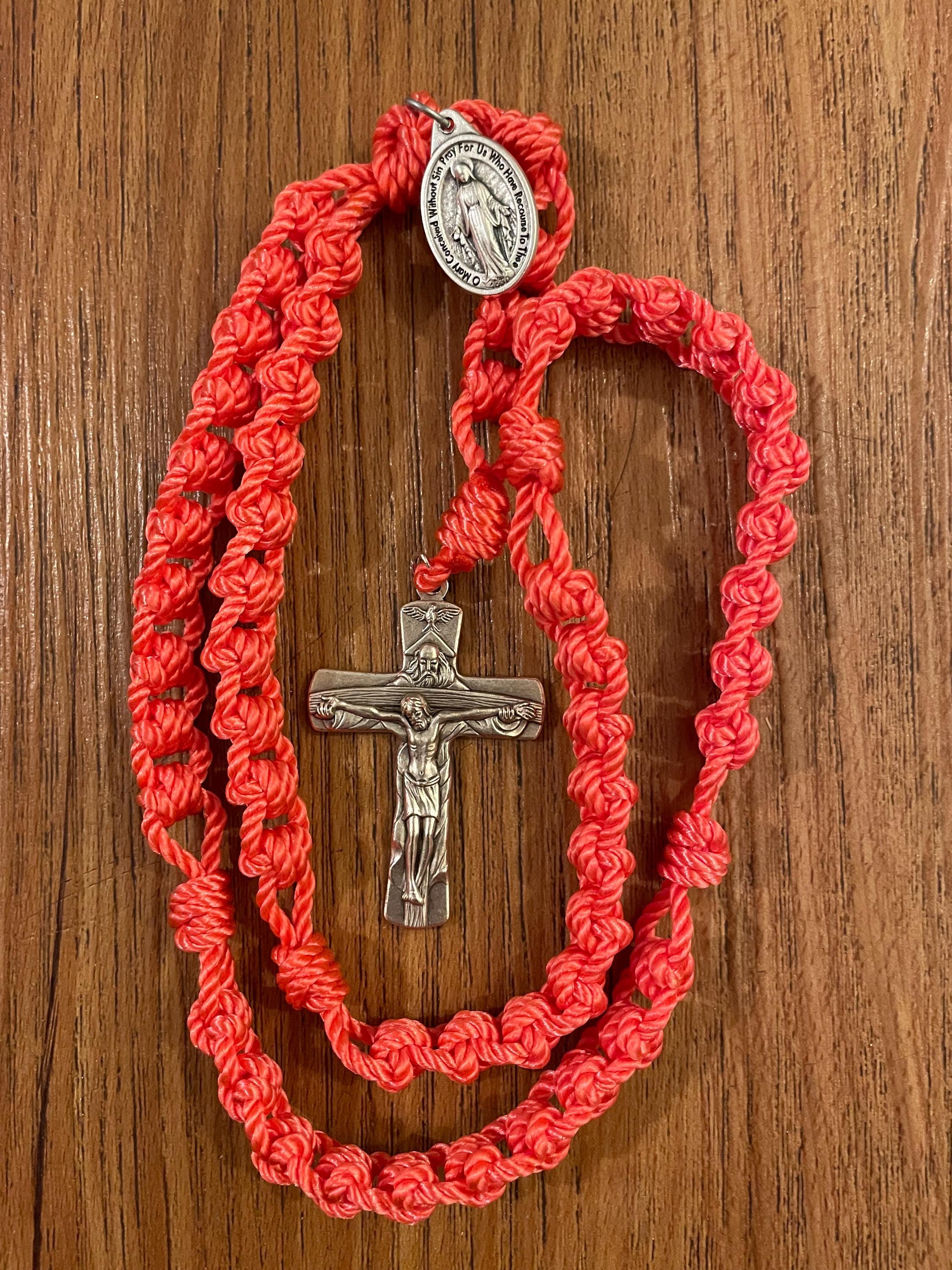 Red Cord Ladder Rosary - Etsy
