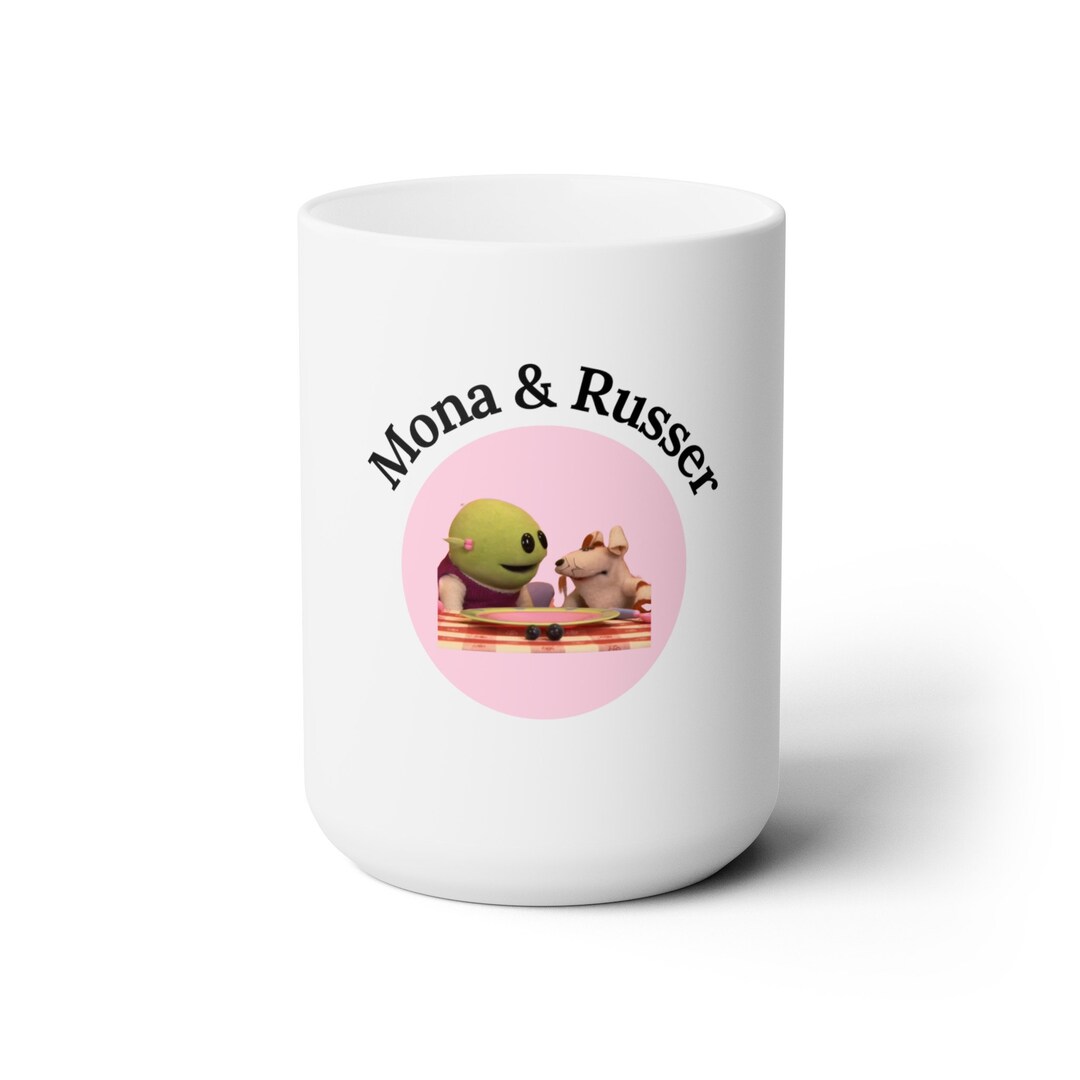 Mona & Russer Russell Nanalan Cute Gift Ceramic Mug 15oz - Etsy