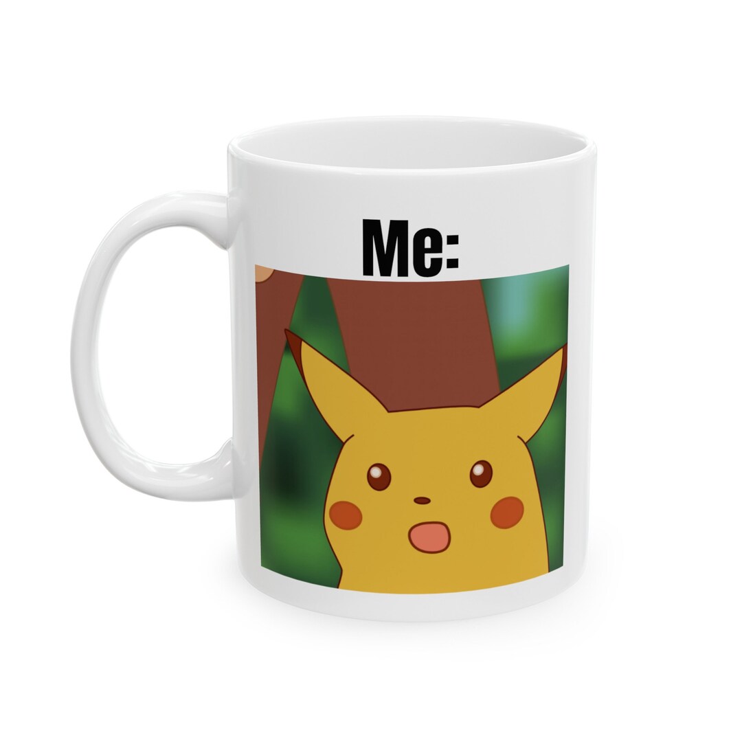 Shocked Surprised Meme Inspired Funny Ceramic Mug, 11oz, 15oz - Etsy