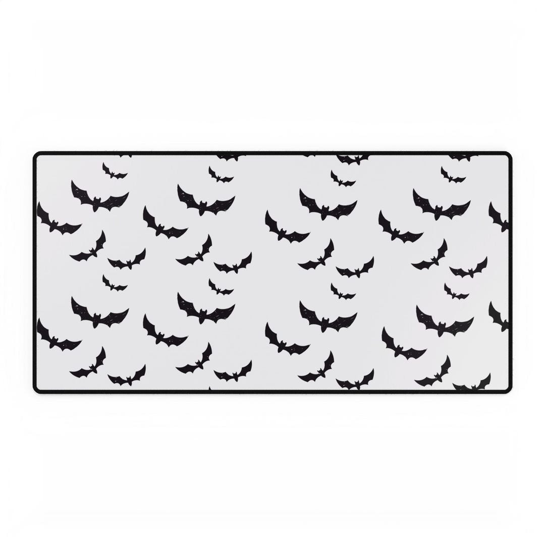 Spooky Bat Desk Mats - Halloween Office Decor, Gaming Accessories, Cute ...