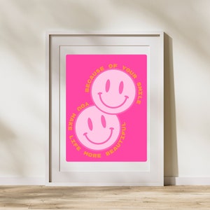 Self Love Valentines Themed Digital Prints Wall Art for Bedroom Smiley ...