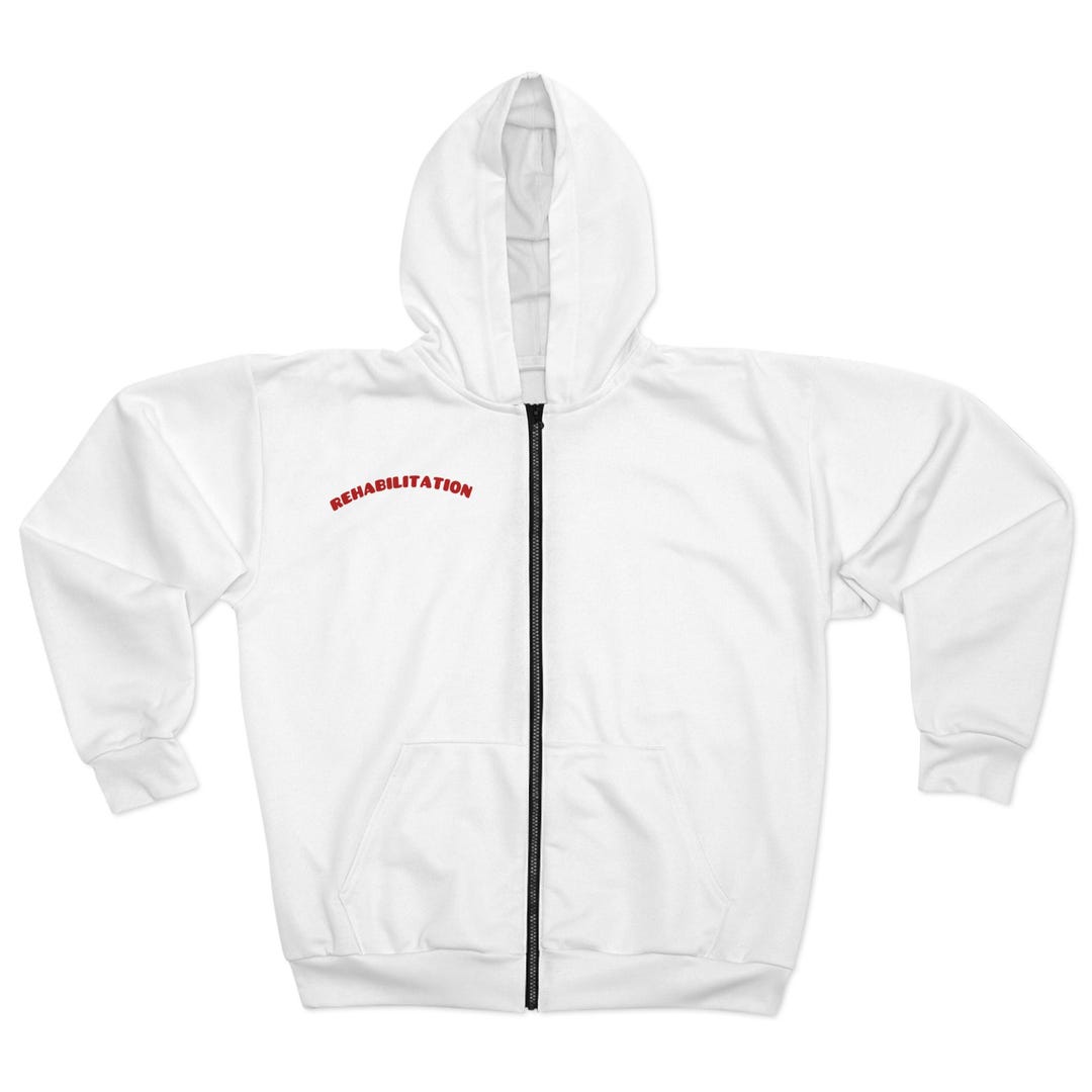 Rehabilitation Zip Hoodie Recovery, Therapy, Mental Health, Supportive ...