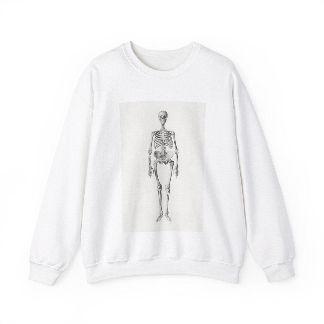 Sweatshirt Med Student Human Anatomy Skeleton, Cozy Graphic Pullover ...