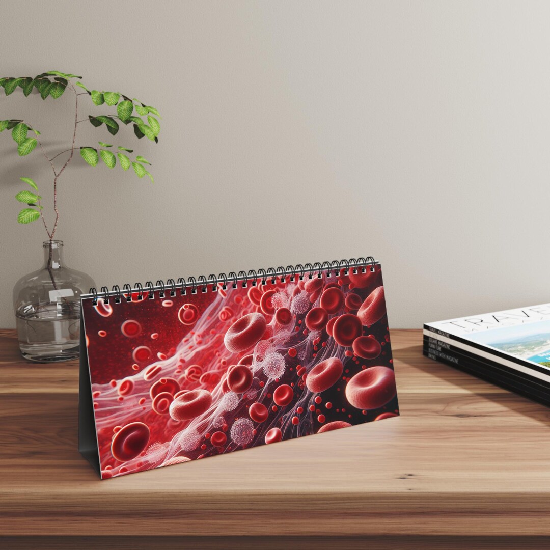 Anatomy Desktop Calendar, Blood Human Body Med Student Doctor Days ...