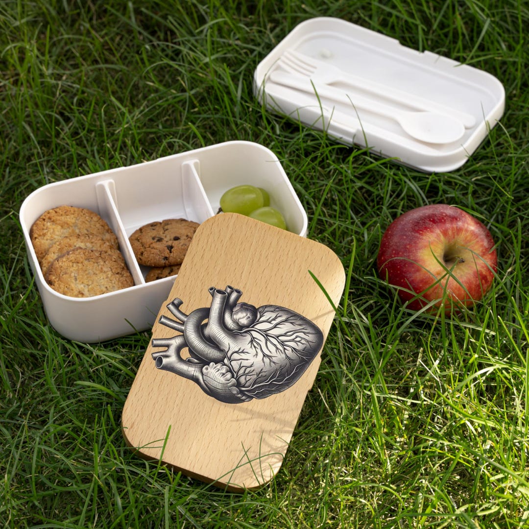 Anatomical Heart Bento Lunch Box - Etsy