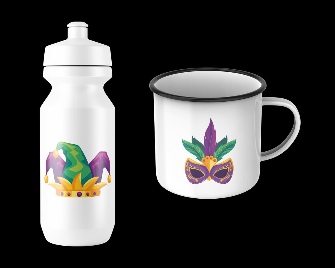 Mardi Gras SVG Bundle, Mardi Gras Clipart, Carnival SVG, Mardi Gras PNG ...