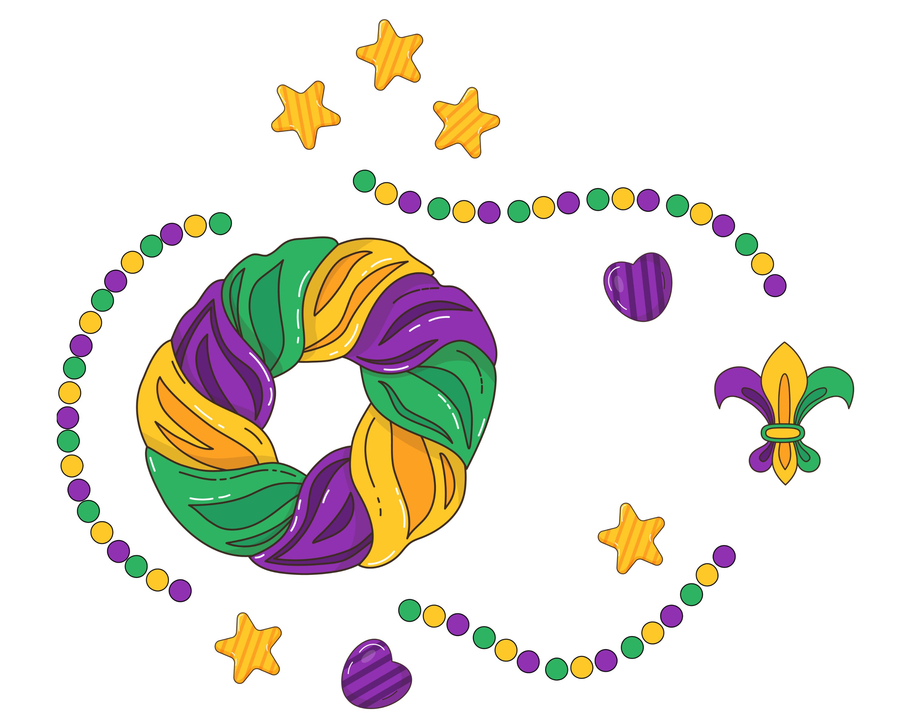 Mardi Gras SVG Bundle, Mardi Gras Clipart, Carnival SVG, Mardi Gras PNG ...