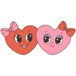 Valentine Pals Bundle, Valentine's Day SVG, Heart SVG, Valentine's Day ...