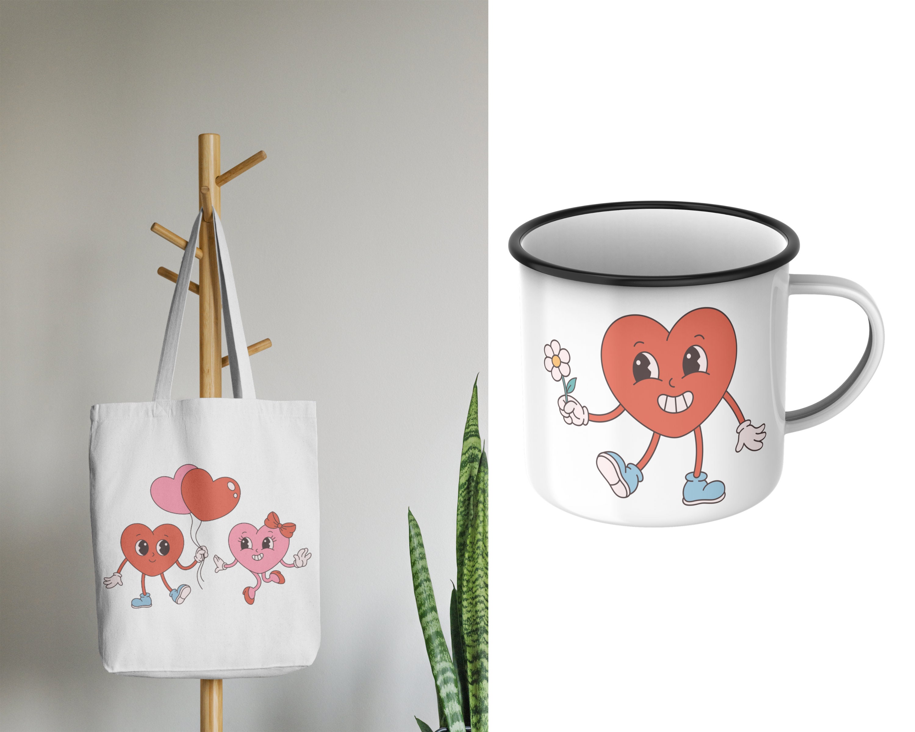 Valentine Pals Bundle, Valentine's Day SVG, Heart SVG, Valentine's Day ...