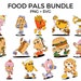 Food Pals SVG Bundle, Food Bundle, Food Cricut, Breakfast, Lunch ...