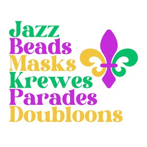 Mardi Gras SVG Bundle, Mardi Gras Clipart, Carnival SVG, Mardi Gras PNG ...