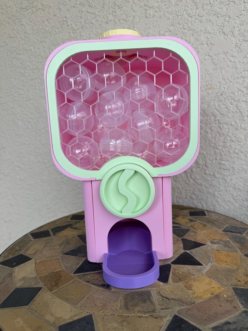 Mini Capsule Vending Machine | 3D Printed Reward Dispenser | Classroom ...