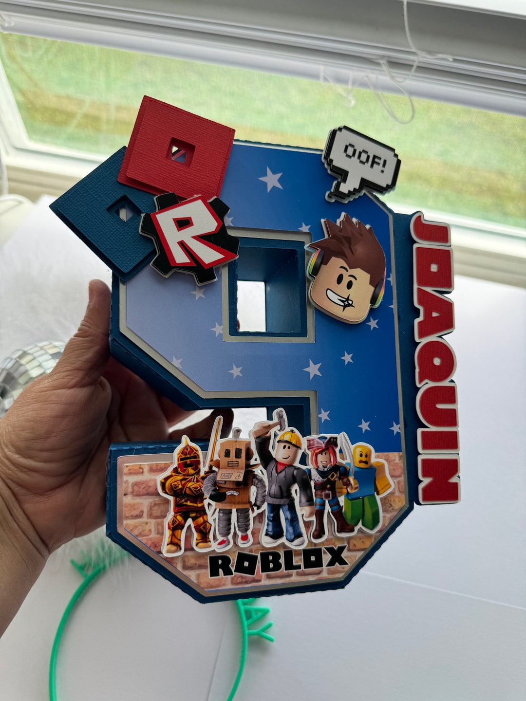 Roblox 3D Letters - Roblox Party Decor - Roblox 3D Numbers 0-9 - Etsy