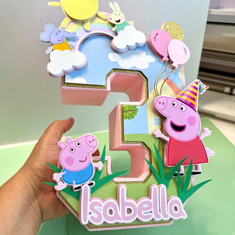 Peppa Pig Birthday Svg - Etsy