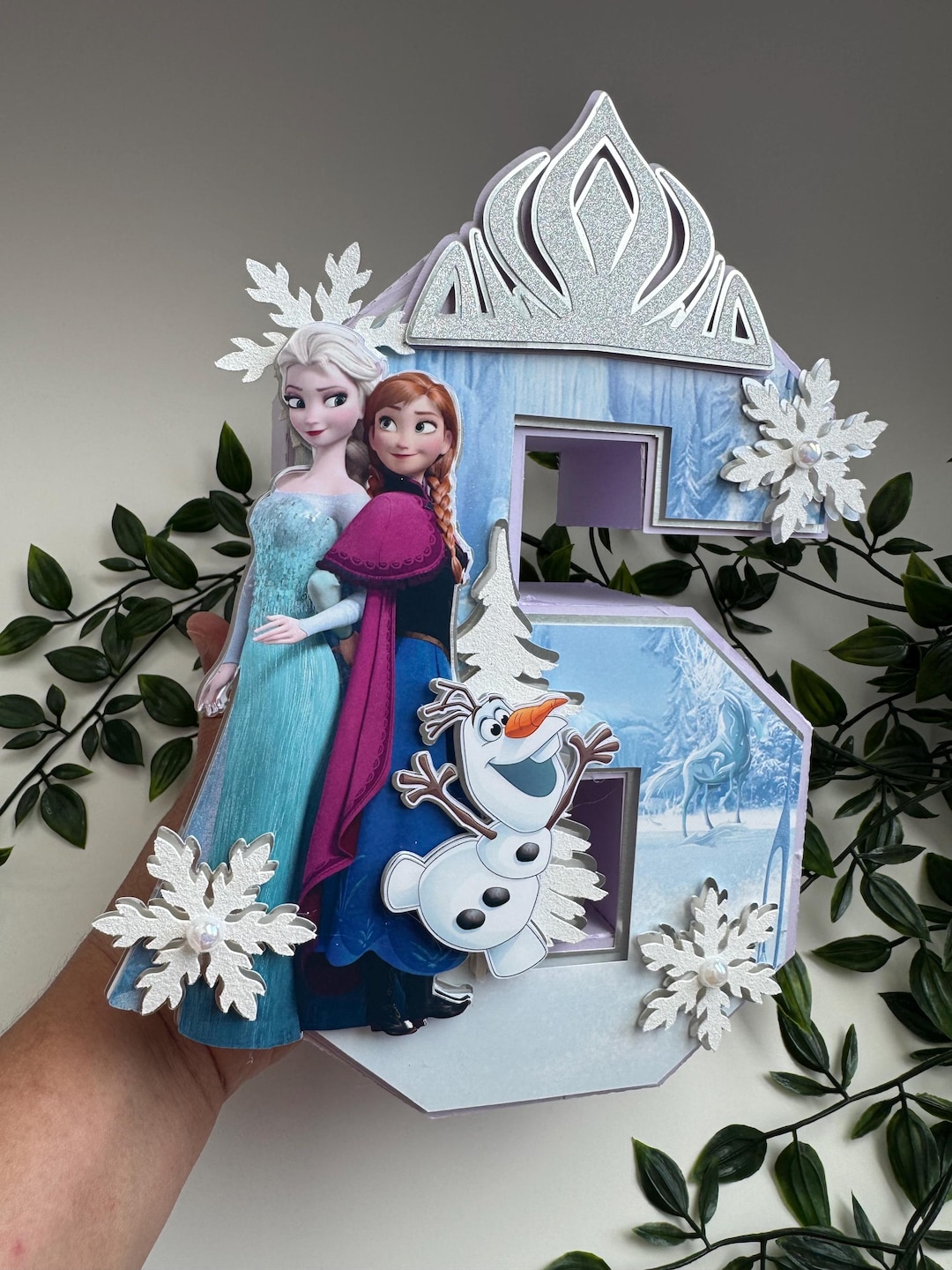 Frozen 3D Letter Personalized – Elsa and Anna Letter or Number – Frozen ...