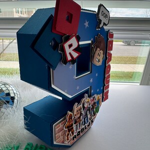 Roblox 3D Letters - Roblox Party Decor - Roblox 3D Numbers 0-9 - Etsy