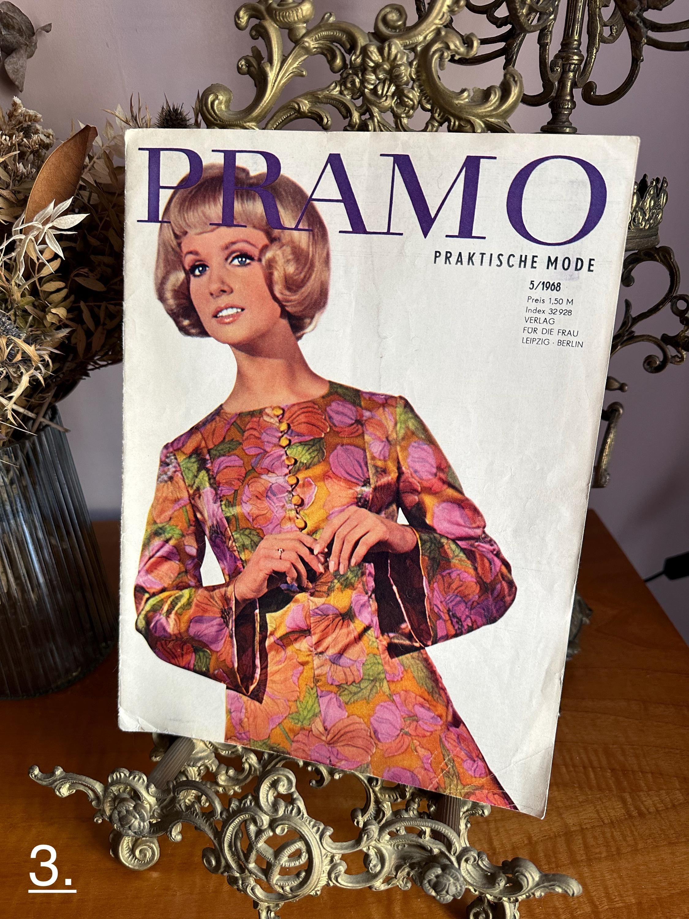 1960s Vintage Pattern Magazine PRAMO (eastern Germany),praktische Mode ...