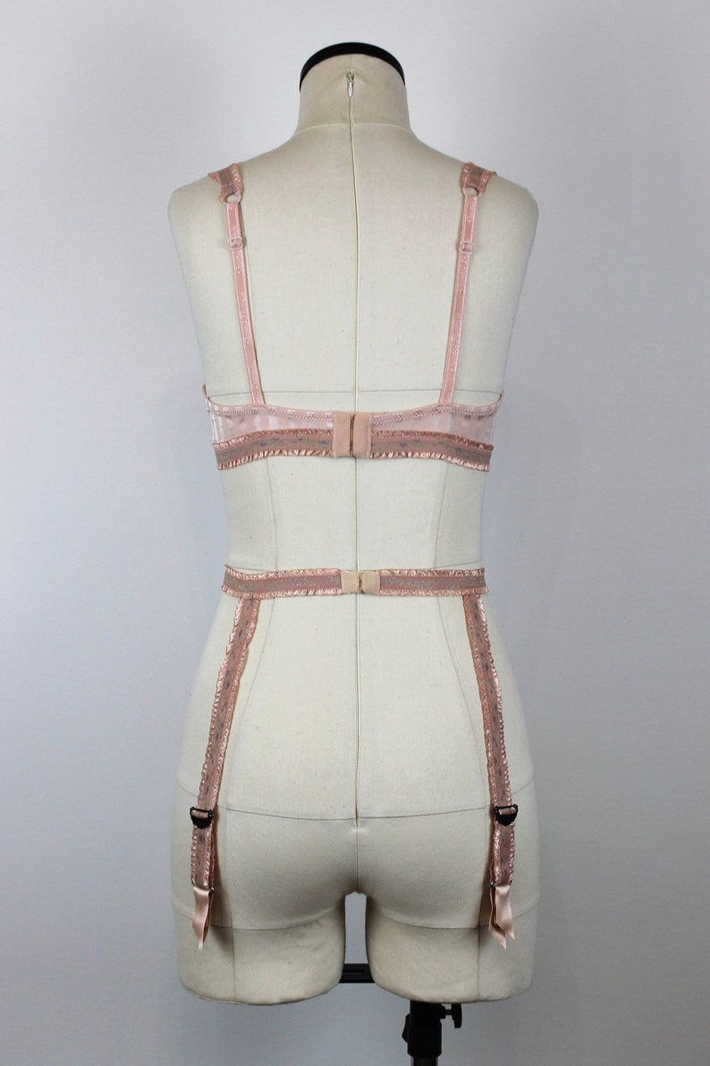 Vintage Inspired chantal Thomass 2004 Lingerie Set, Vintage Bra Girdle ...