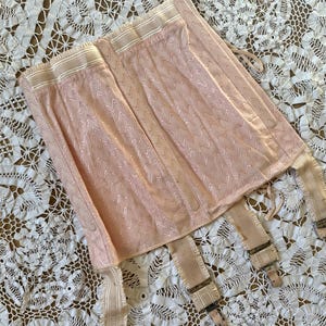 1920s Vintage Girdle "edera", 20s Pink Side Lacing Corset, Antique ...