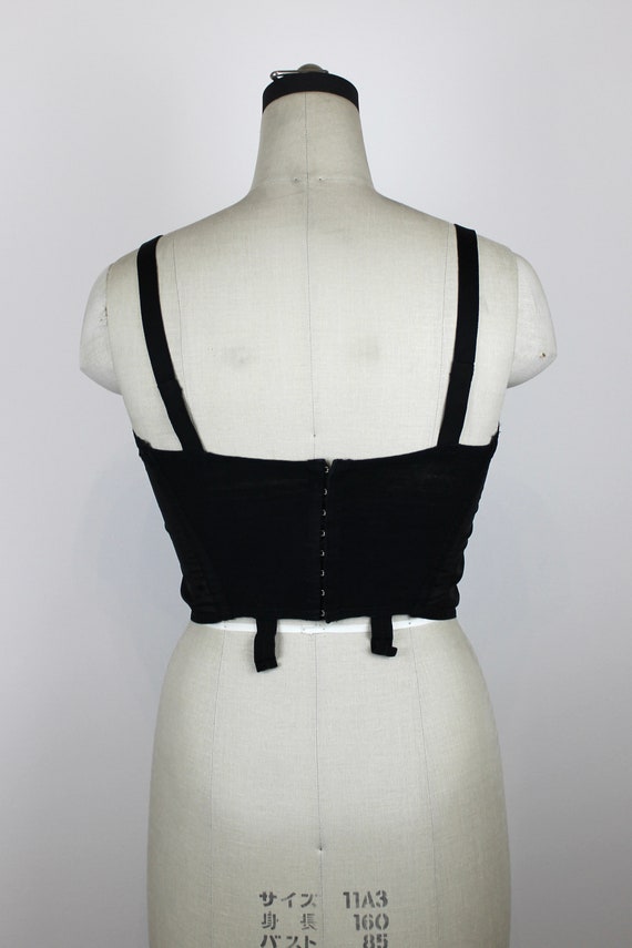 RARE 1950's Vintage CHARMIS GLORIANE Black Nylon Bra,… - Gem