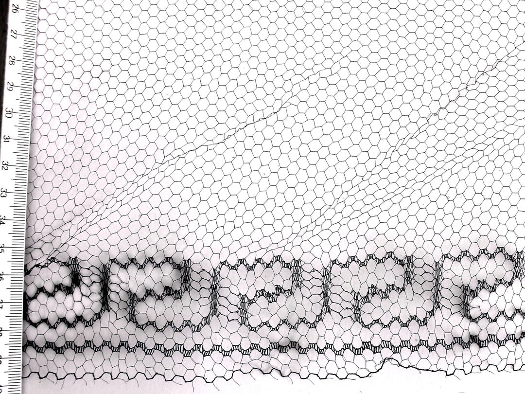 Antique Black Veiling, 1930s Millinery Veiling Net, Millinery Supplies ...