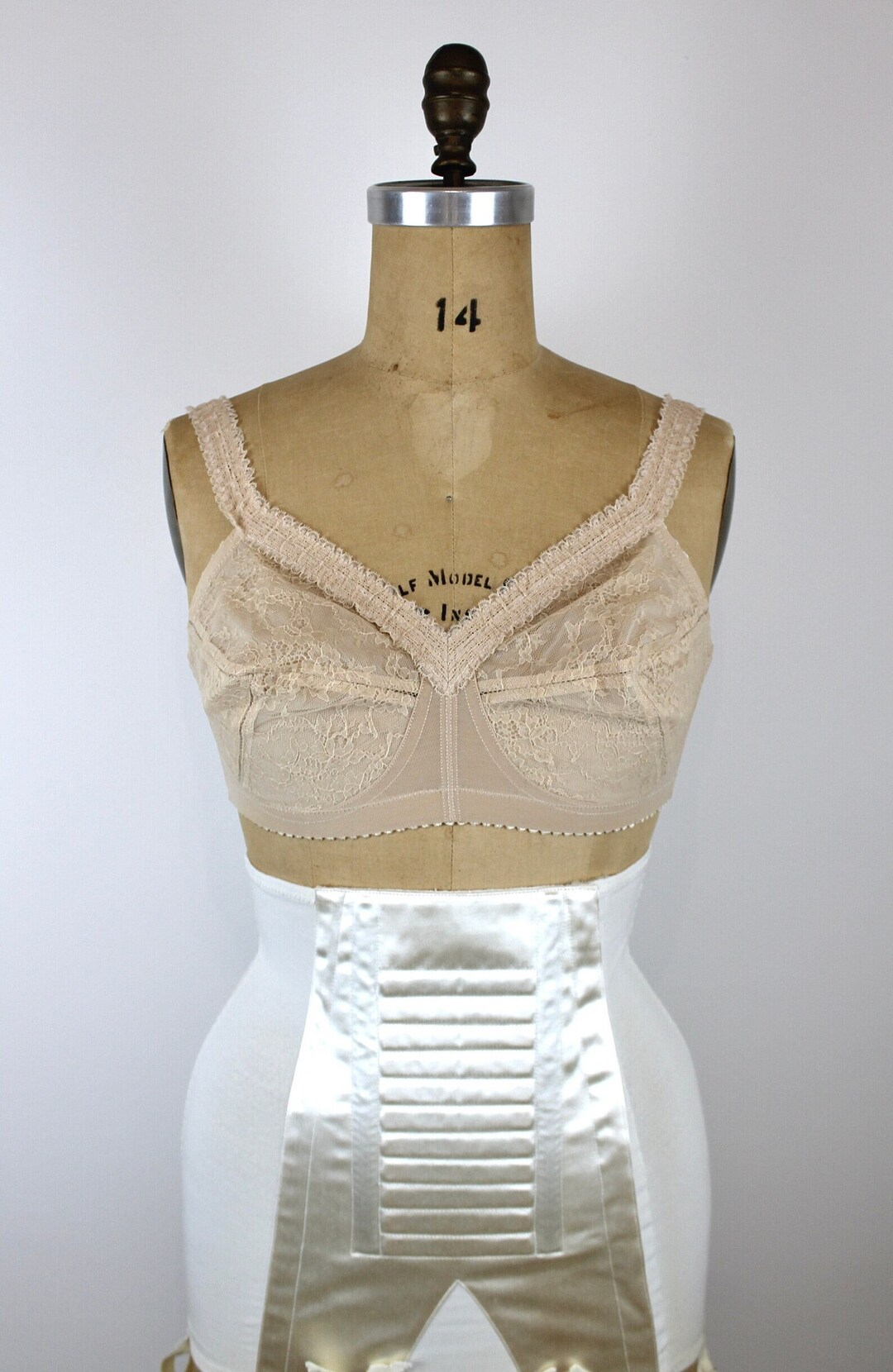 1960s Vintage Christian Dior Bra, Deadstock Nude Brassiere, Vintage ...