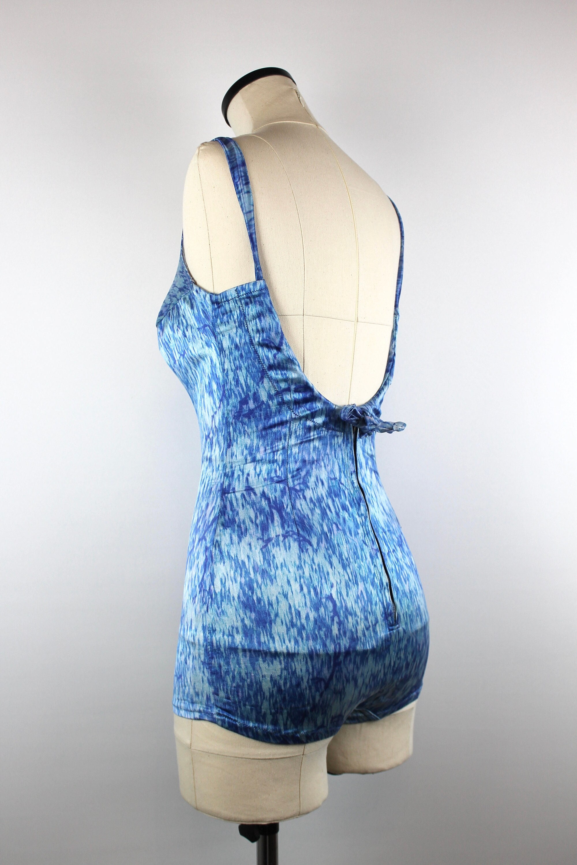 RARE 1960 Kestos Swimsuit, 50s Vintage Swim Wear, Beach Costume, One ...